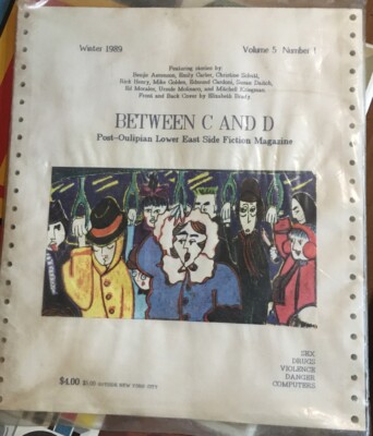 1980s New York Literary Journal Between C and D : Post-Oulipian Lower ...