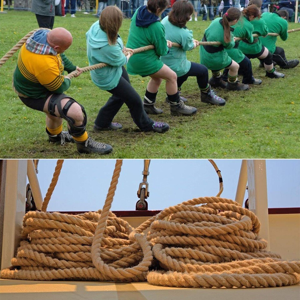 1" 1/4" 1/2" Manila Rope Boat Docks Tree Work Dock Farm Nautical Art ...