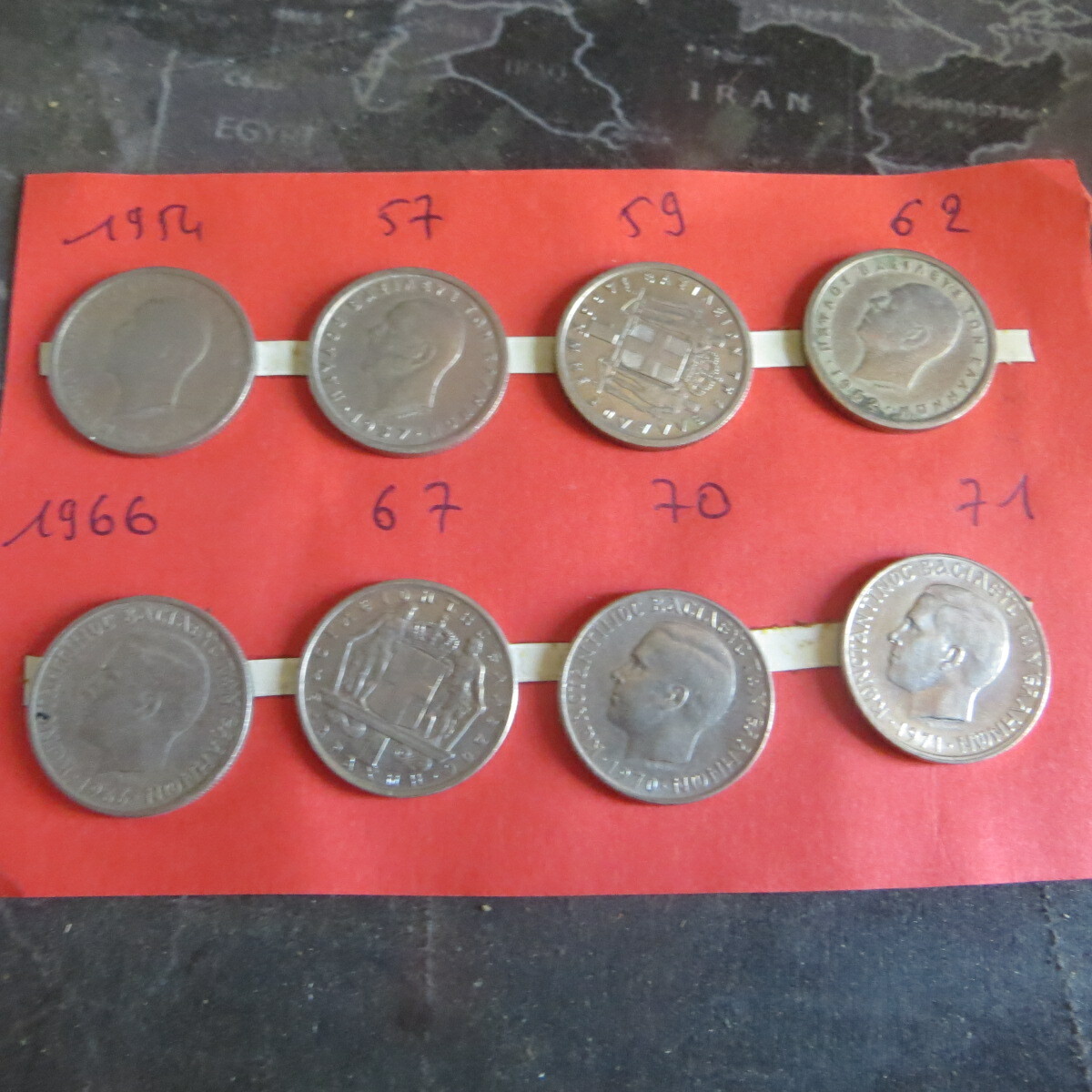 8 x de 1 Apaxmai Grecque 1954 à 1971 | eBay