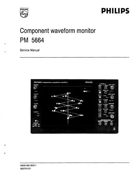 Service Manual-Anleitung für Philips PM 5664 | eBay.de