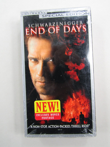 VTG Arnold Schwarzenegger End of Days VHS Sealed New Action Universal ...