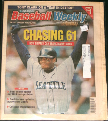 Baseball Weekly, June 10, 1997, Ken Griffey, Jr., NF | eBay UK
