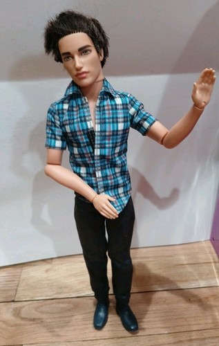 Barbie Fashionistas Ken Doll Articulated Joint Brunette Root Hair Ryan ...