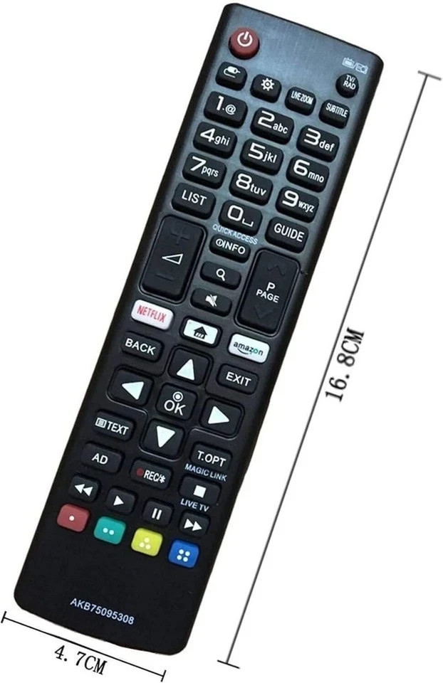 LG REMOTE CONTROL REPLACEMENT THAT WORKS WITH ALL LG TV MODELS NEW/OLD ...