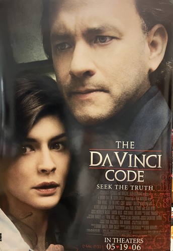 The Da Vinci Code (2006) Movie Poster rolled, Original , Tom Hanks ...