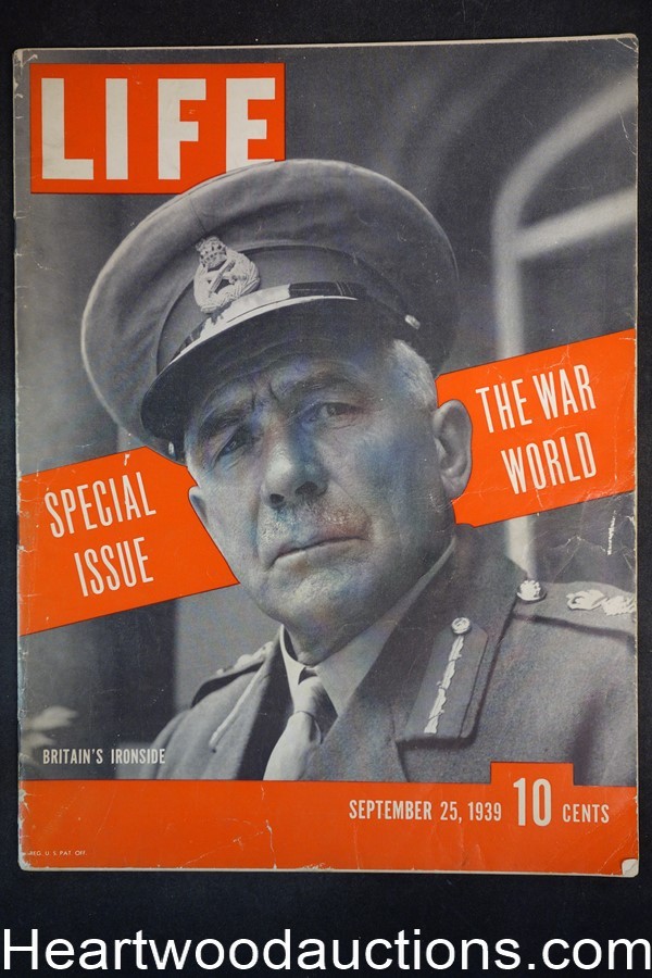 Life Sep 25, 1939 WWII, Adolph Hitler, Birds of Prey | eBay