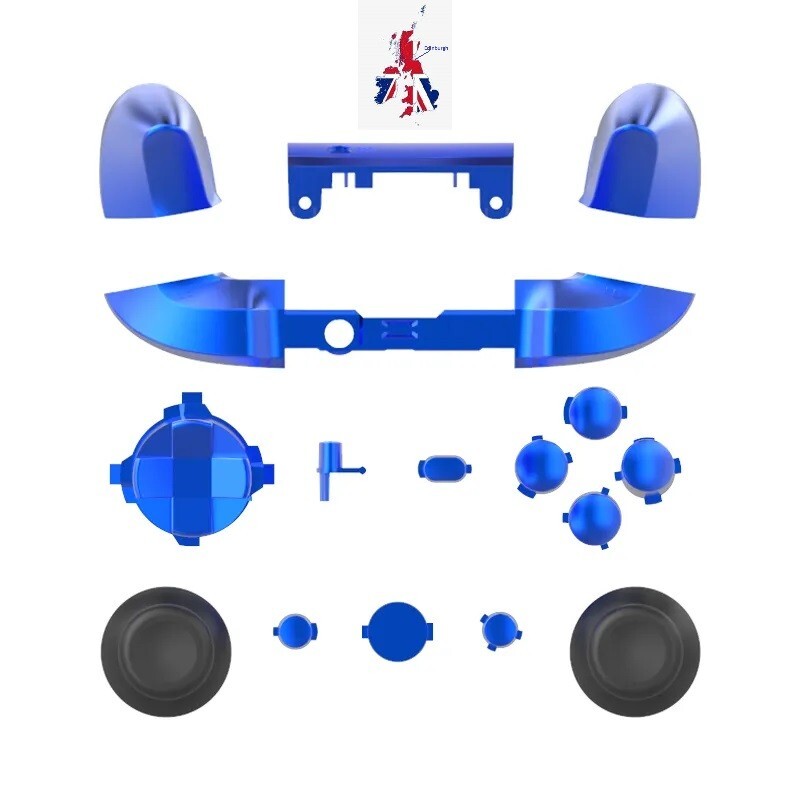 Xbox Series X S Controller Button Set Kit Custom Mod chrome Blue | eBay