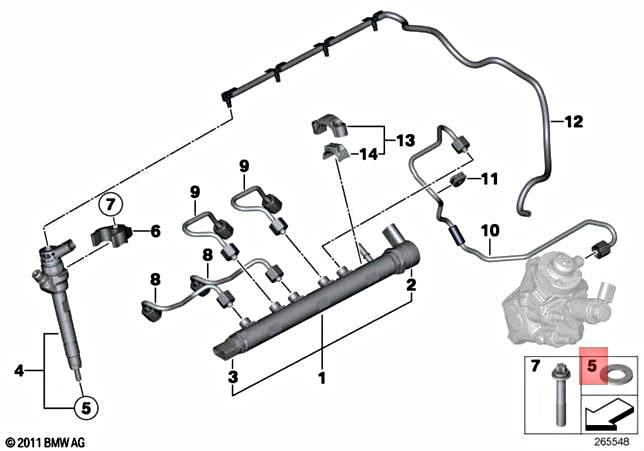 Genuine BMW MINI M3 X1 X3 M X4 X5 X6 Cooper One E38 E39 Gasket ring ...