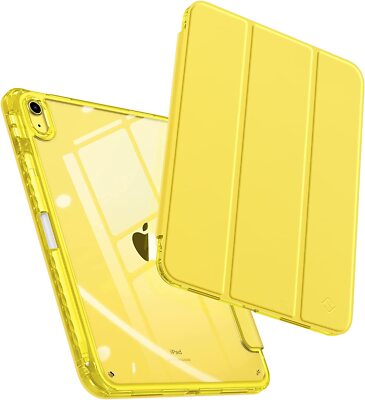 Clear Case for iPad 10th Gen 10.9" (2022) Crystal Back Cover with ...