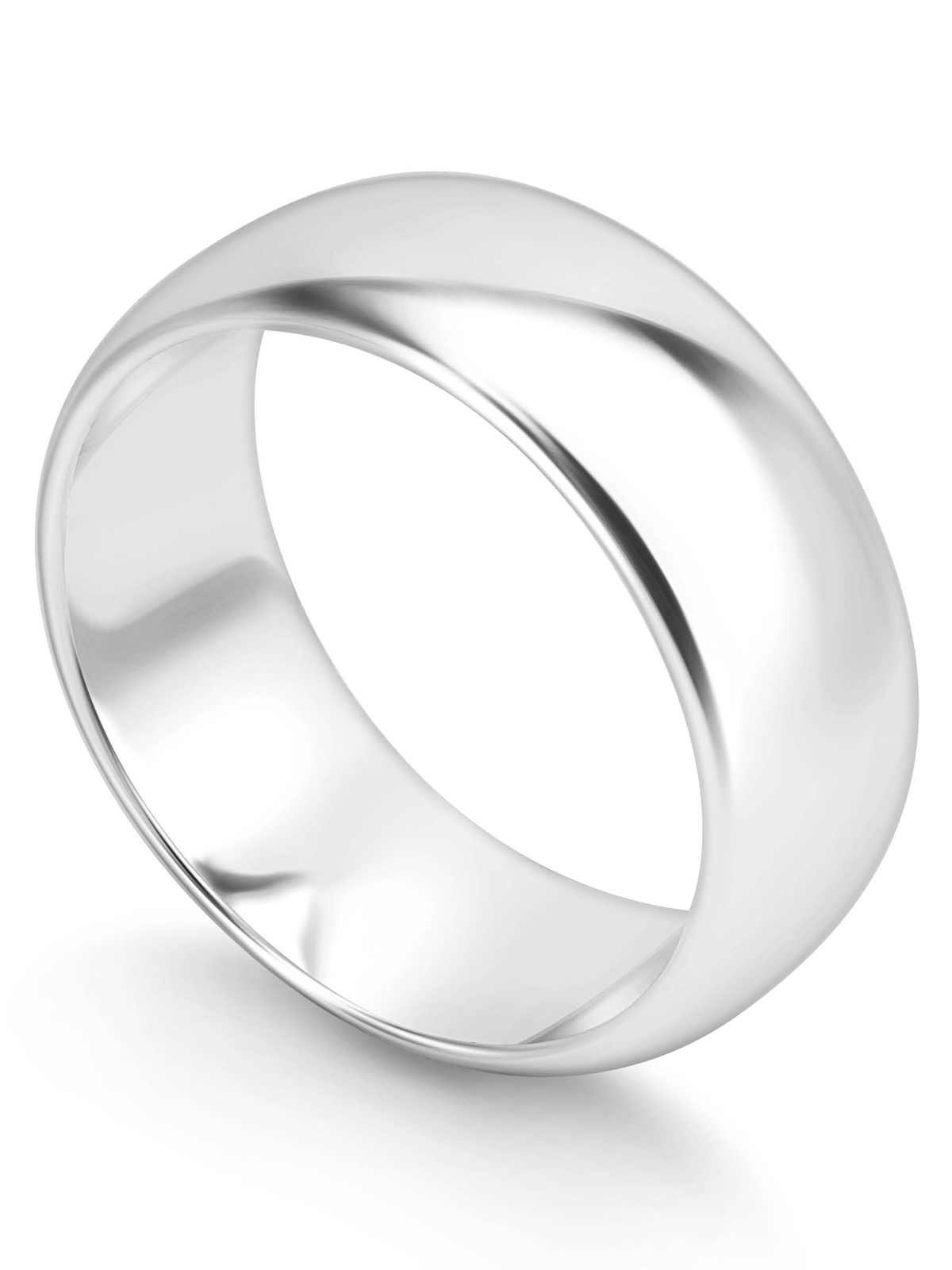 925 Sterling Silver Bridal Wedding Ring Comfort Ring Solid - 2mm to 8mm ...