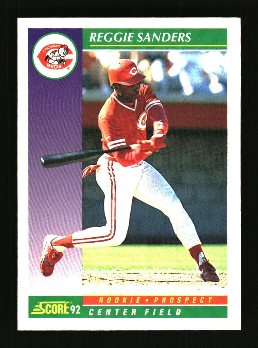 1992 Score Reggie Sanders #829 Cincinnati Reds Baseball Card | eBay