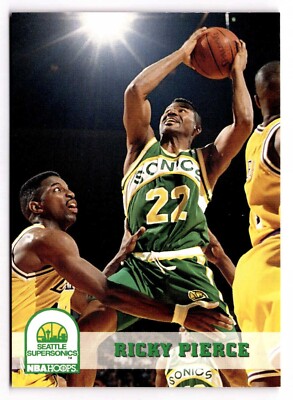 1993-94 Ricky Pierce NBA Hoops #212 Seattle Sonics B | eBay