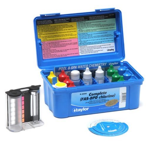 Taylor Technologies K-2006 Complete Chlorine Pool & Spa Water Test Kit ...