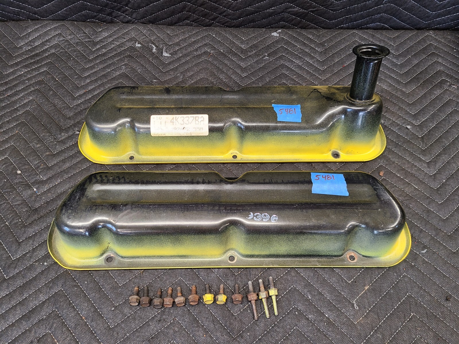 94-95 Ford SN95 Mustang 5.0L 302 SBF Stock OEM Factory Valve Covers ...