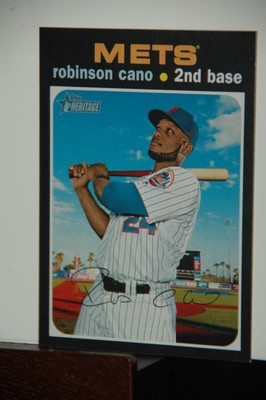 2020 Topps Heritage Robinson Cano #90 New York Mets VG FREE SHIPPING ...