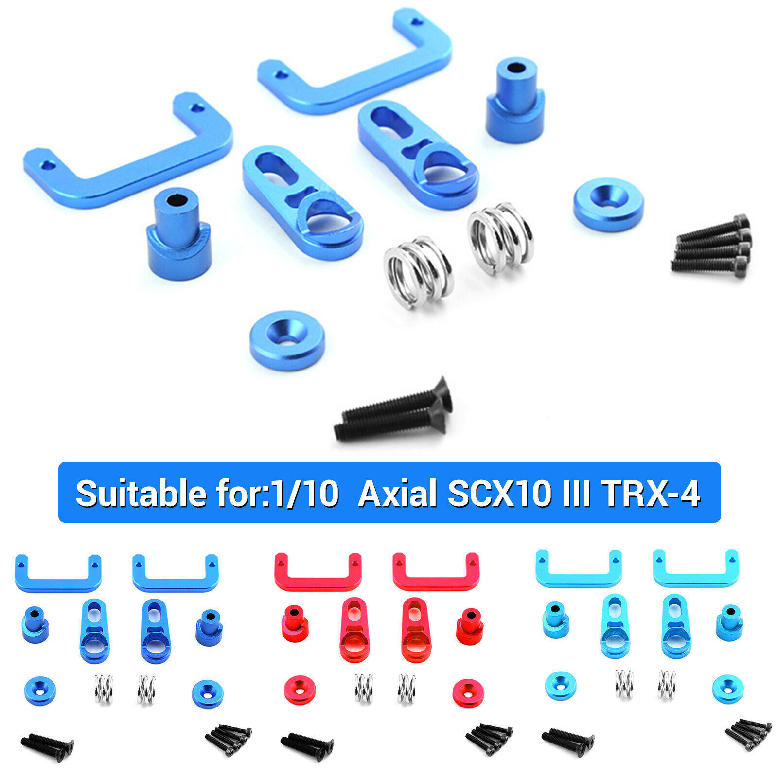 25T Steering Gear Shift Axle Servo Protector Kit for 1/10 Axial SCX10 ...
