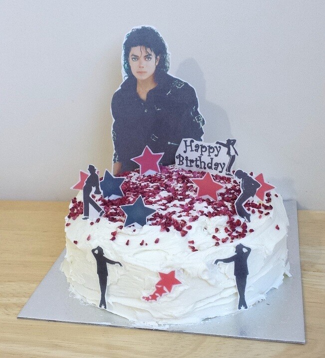 Michael Jackson Edible Cake Michael Jackson Cake!⭐