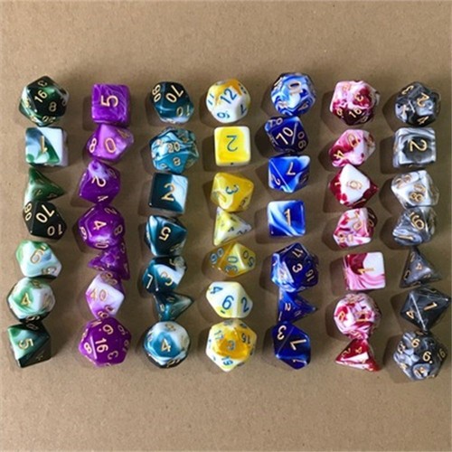 Two-color Dice Set Game Accessory Party Supplies Leisure Entertainment ...
