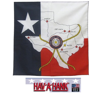 6-TEXAS USA STATE MAP BANDANA FLAG Lone Star Scarf Scarves Head Neck ...