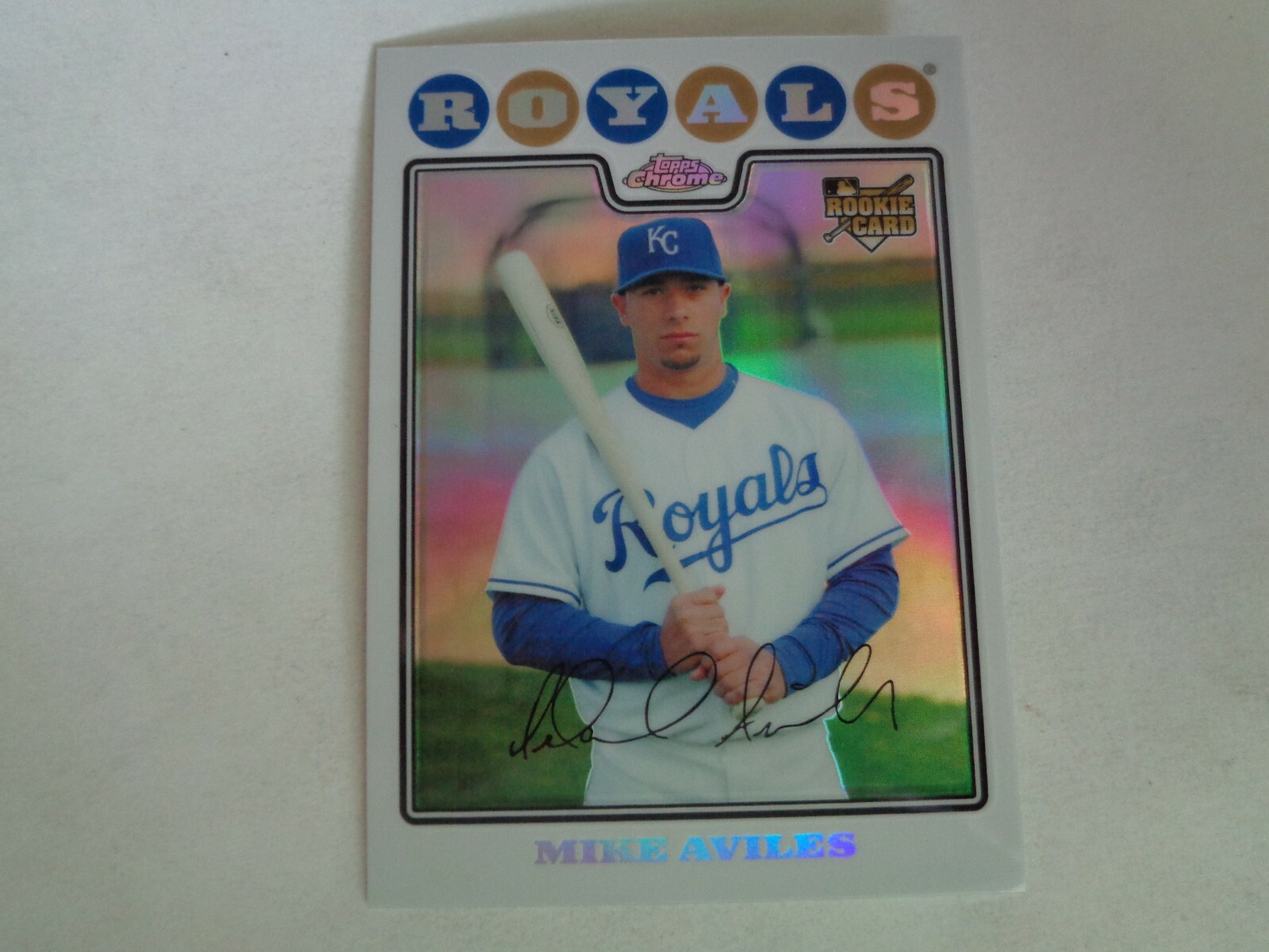 2008 Topps Chrome Refractor Mike Aviles Card #CHR11 | eBay