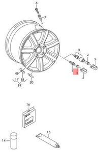 Genuine AUDI A3 Cabriolet Cap - Wheel Bolt 4pcs 4M0601173A | eBay