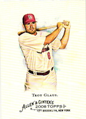 2008 TOPPS ALLEN & GINTER TROY GLAUS BASEBALL CARD #88 | eBay