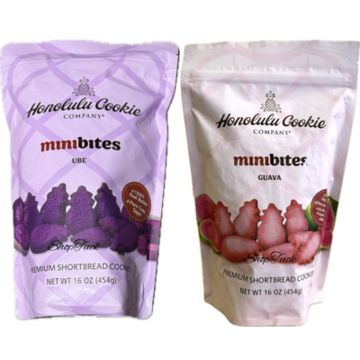 16oz Honolulu Cookies Hawaiian Mini Bites Premium Shortbread Cookie ...