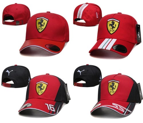 Unisex Adult Ferrari F1 Team Racing Adjustable Sun Hat Caps | eBay