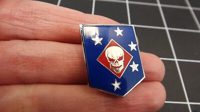 BRAND NEW Lapel Pin U.S. MARINE CORPS RAIDER Skull & Stars Enamel 1" | eBay