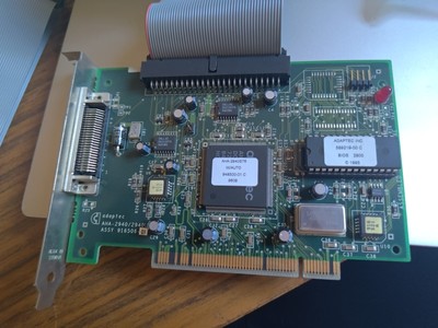 Adaptec AHA-2940U 50-Pin Ultra SCSI Controller Board PCI Con Cavo | eBay
