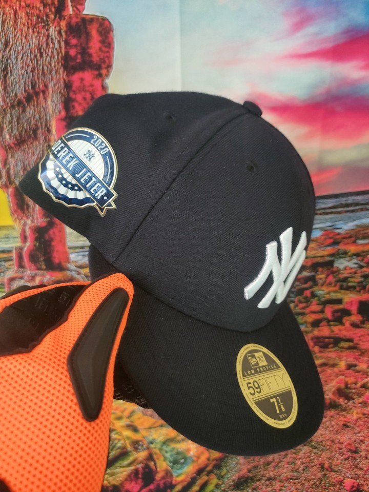 Men's New York Yankees New Era Derek Jeter 2020 Side Patch Navy Fitted ...