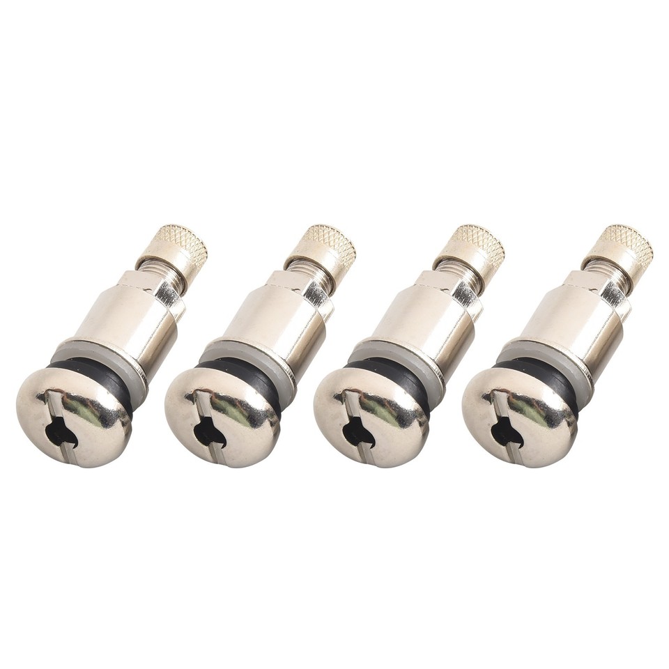 Optimal Size and Construction Metal Valves with Chrome Optics for Rims ...