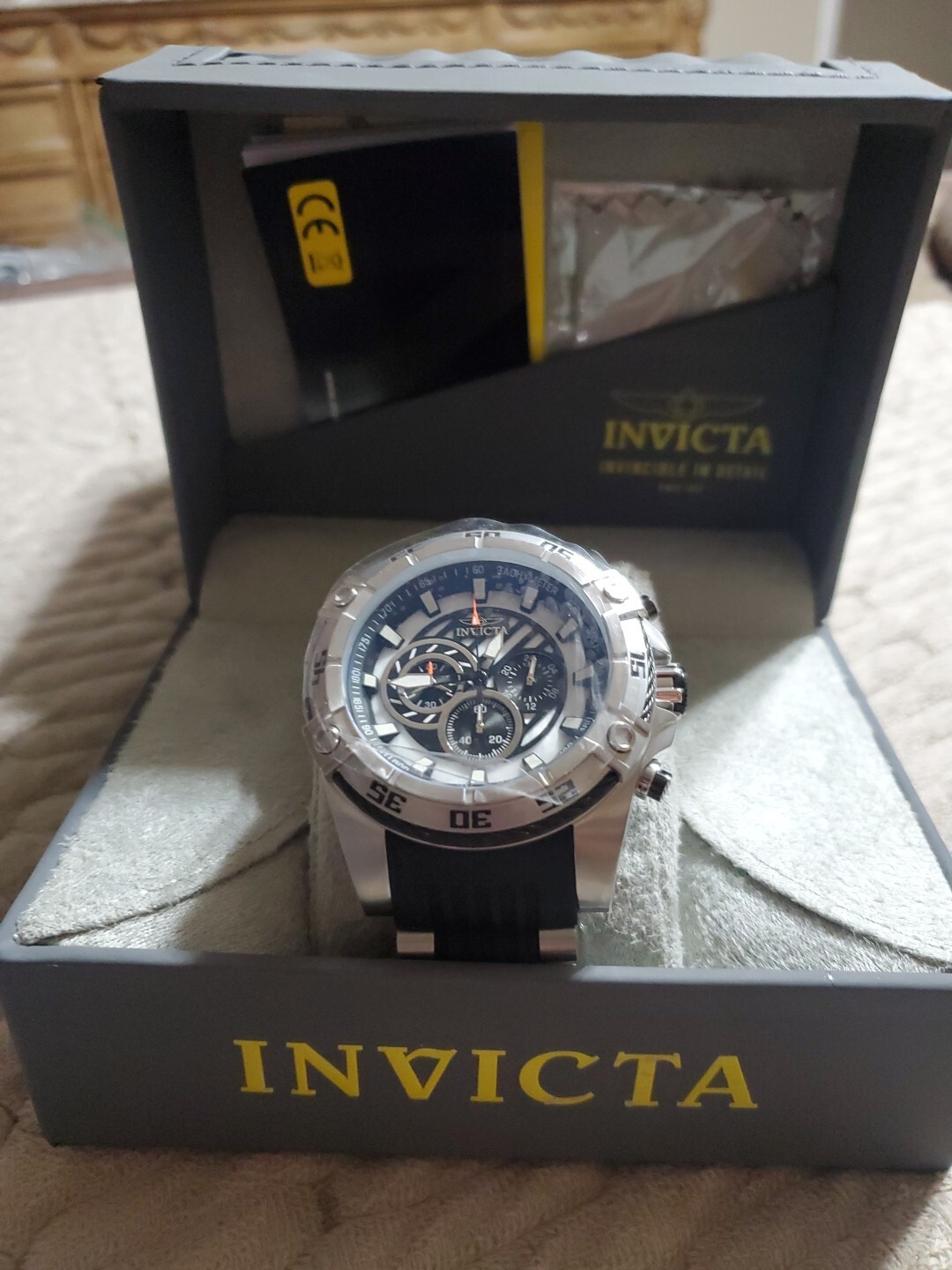 Invicta Speedway Viper Men's 52mm Mother of Pearl Chronograph Watch ...