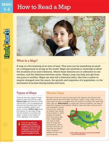 How to Read a Map FlashCharts by Susan Schader Lee (2014, Hardcover ...