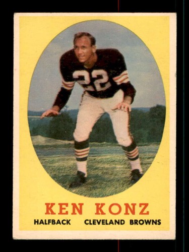 1958 Topps #26 Ken Konz GVG Browns 557052 | eBay