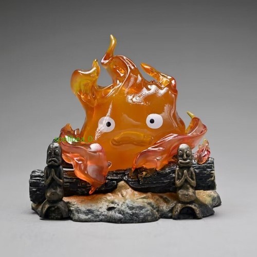 Creativity Calcifer Figure LED Night Light Anime Howl's Moving Castle ...