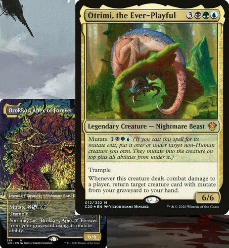 Otrimi, the Ever-Playful MUTATE Commander Deck with VARIANTS Magic ...
