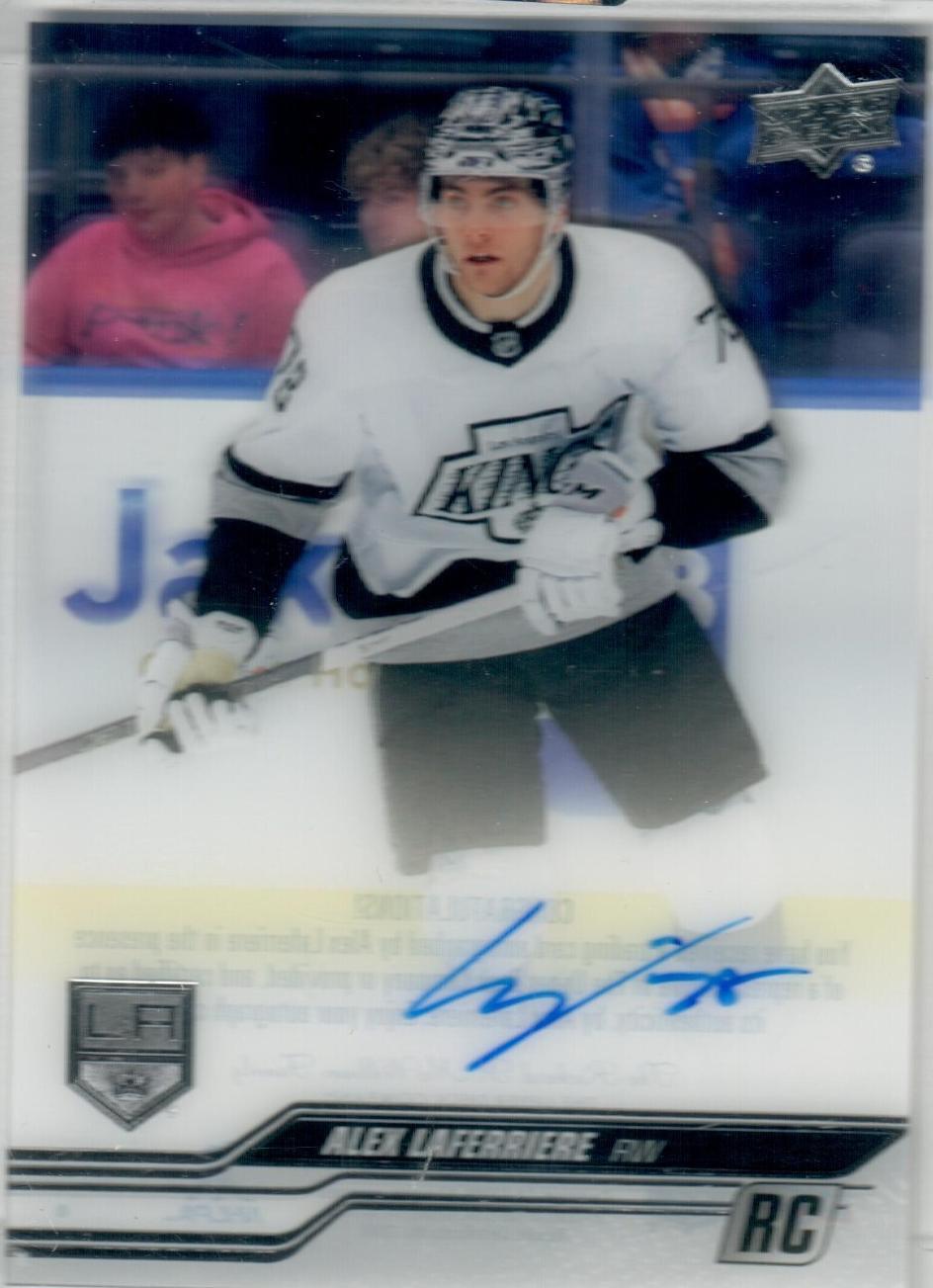 2023-24 Upper Deck Clear Cut - Rookies Alex Laferriere #CC-LF (AU, RC ...