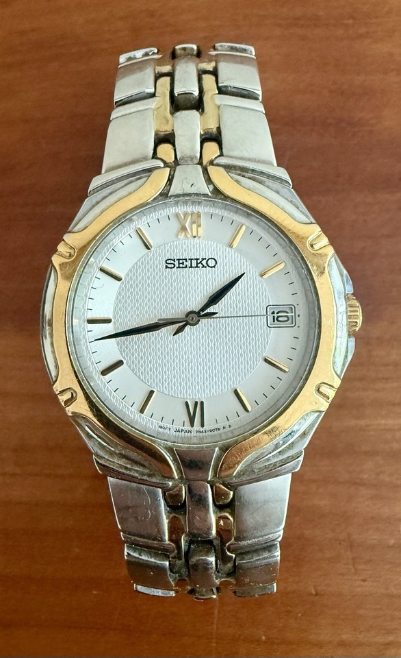 Vintage Seiko Gulf Oil Advertisement Watch With Box Serviced & New ...