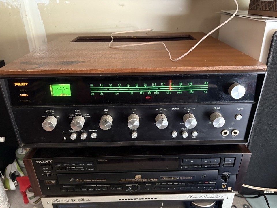 Vintage Pilot 365 Quadraphonic Stereo Receiver Made In Japan | eBay