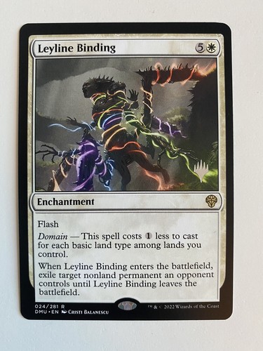 Leyline Binding *PROMO* DMU MTG NM/MT EDH Commander Dominaria United ...