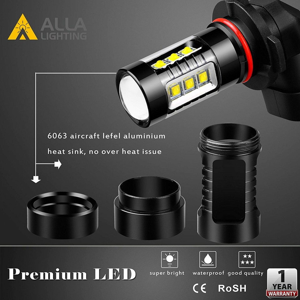 LED White DRL/Fog Light Bulb for 2010 2011 Chevy Camaro w/ RS Package ...