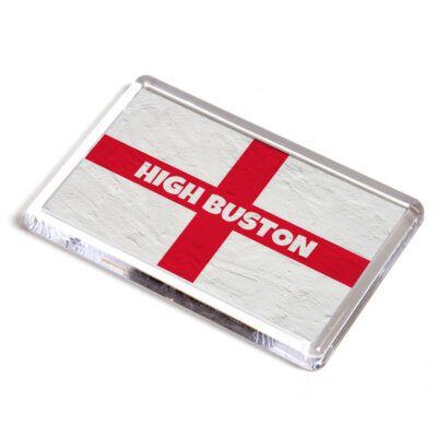 FRIDGE MAGNET - High Buston - St George Cross/England Flag | eBay UK