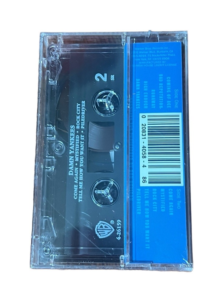 Damn Yankees Self Titled Cassette Tape (W4 26159) Hard Rock Nugent ...