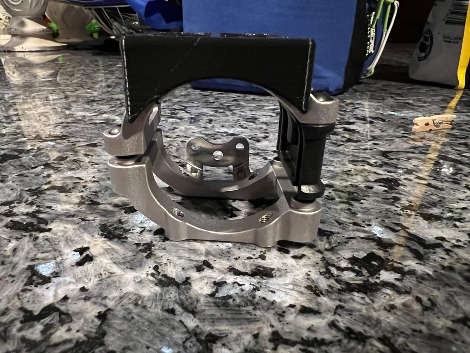 HyperFlow 40mm RC Fan Mount for TRAXXAS SLEDGE Motor mount High Power ...