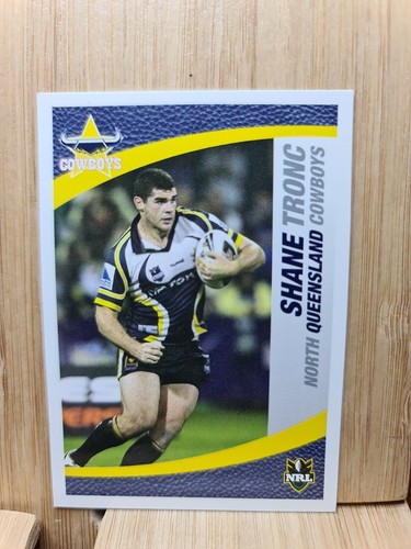 SHANE TRONC🏆2008 Sunday Mail Cowboys #45 Rugby League NRL Card 🏆 | eBay