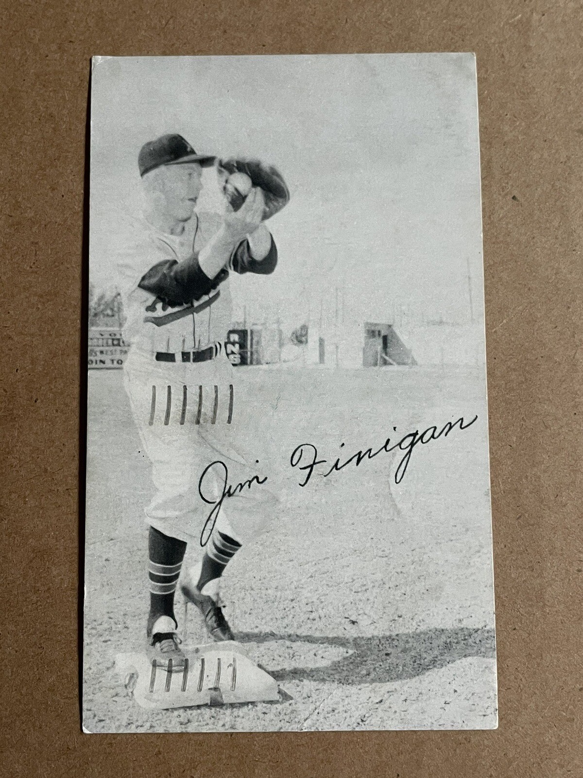 1956 Kansas City Athletics Team Issued Photo Postcard Jim Finigan ...