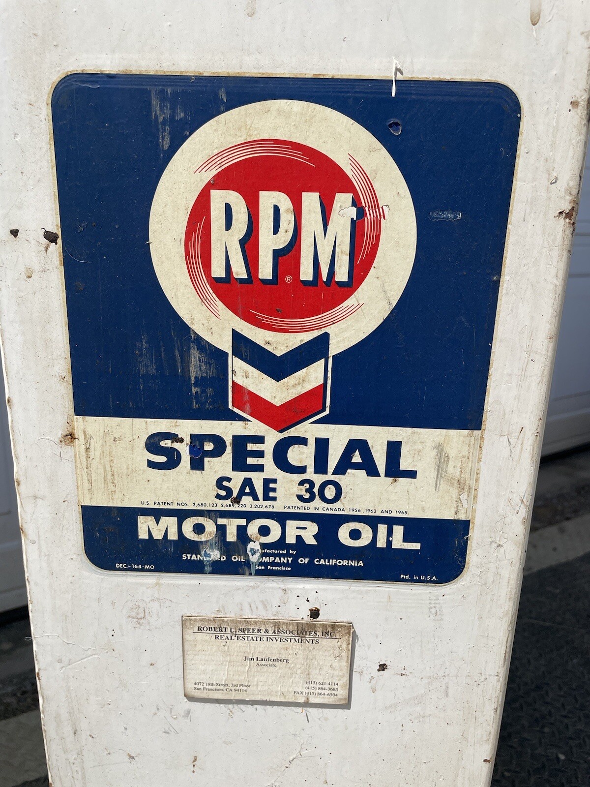 Antique Compact Oil Pump Chevron RPM Erie Meter System, Merit, Gas ...