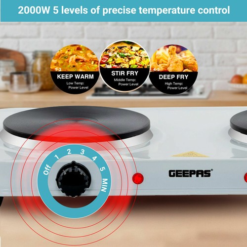 Portable Single Double Hot Plate Table Top Cooker Kitchen Hob Stove ...