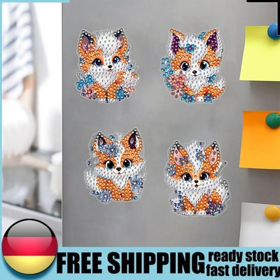 Diamond Painting Fridge Magnet Fox Diamond Art Magnets Decals Special ...